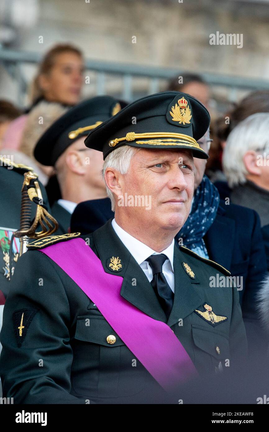 Brussels, 11 November 2022. King Philippe - Filip of Belgium pictured ...