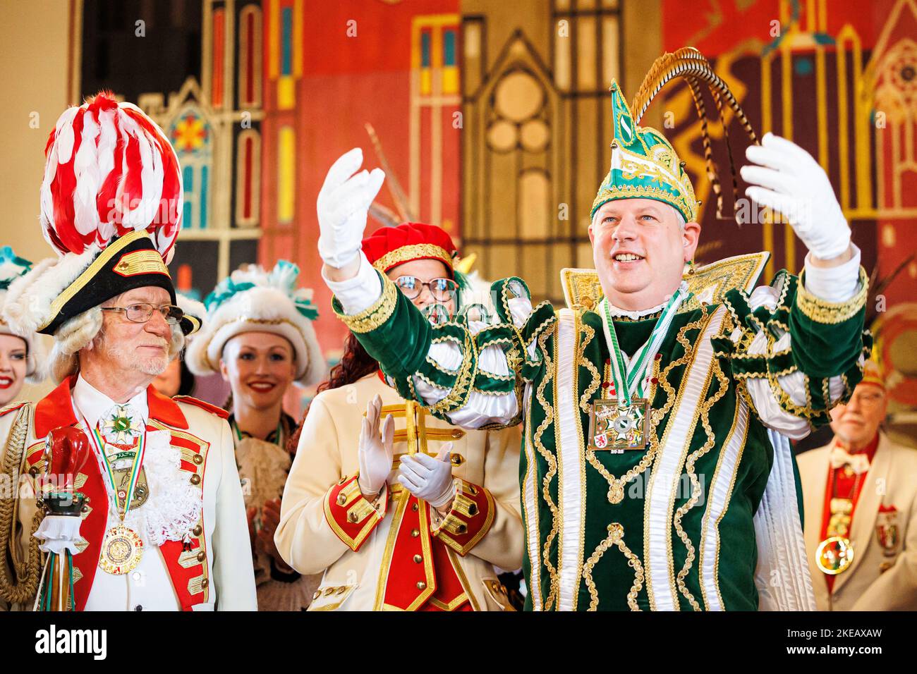 Brunswick, Germany. 11th Nov, 2022. Braunschweig Carnival Prince Sascha ...