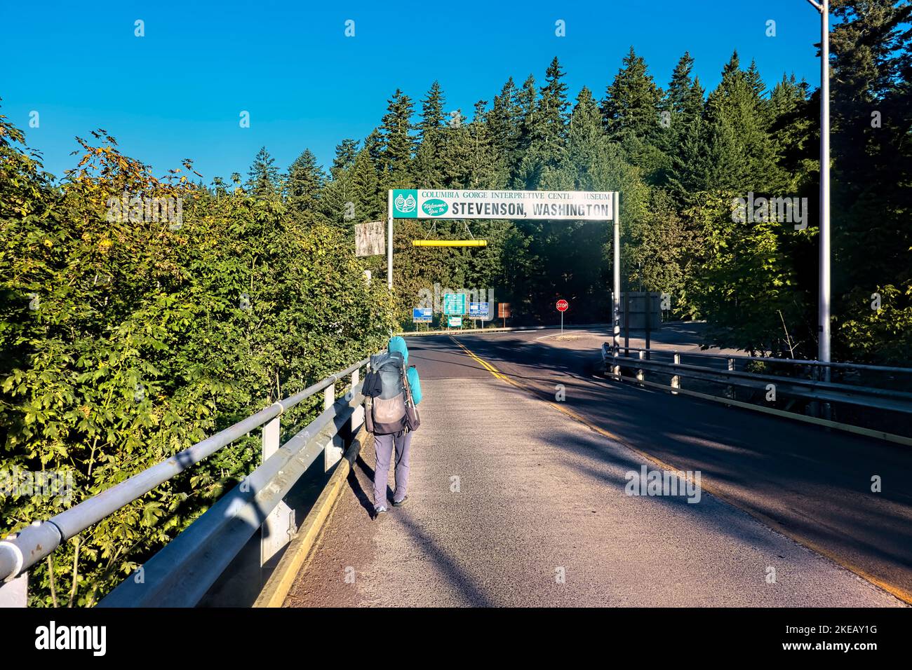 Oregon washington border hi-res stock photography and images - Alamy