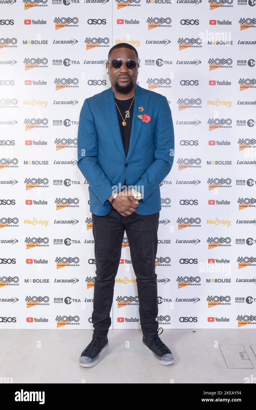 Hip-hop and rap artist Reblah attends the Mobo Awards 2022 nominations ...