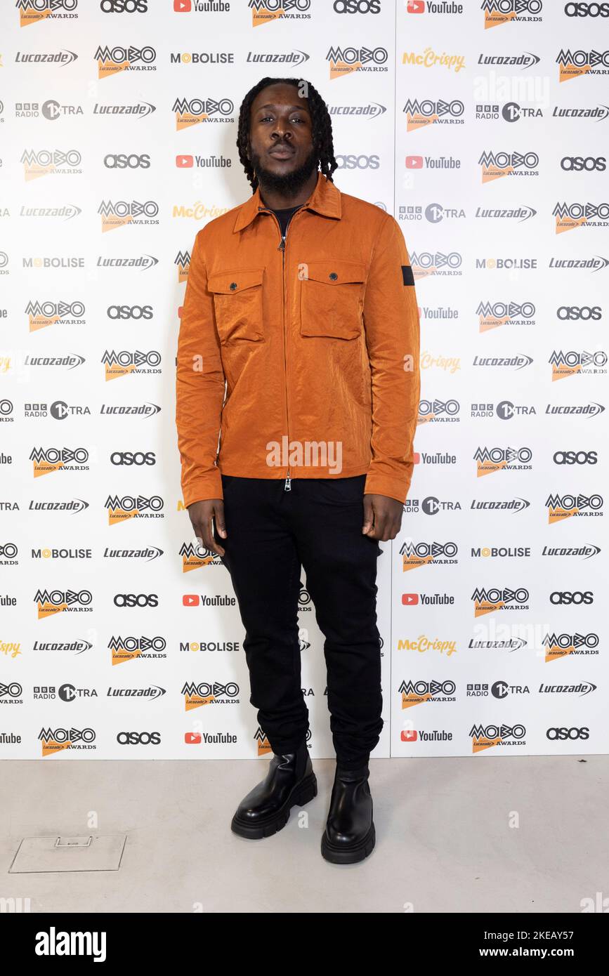 British songwriter and rapper Still Shadey attends the Mobo Awards 2022 ...