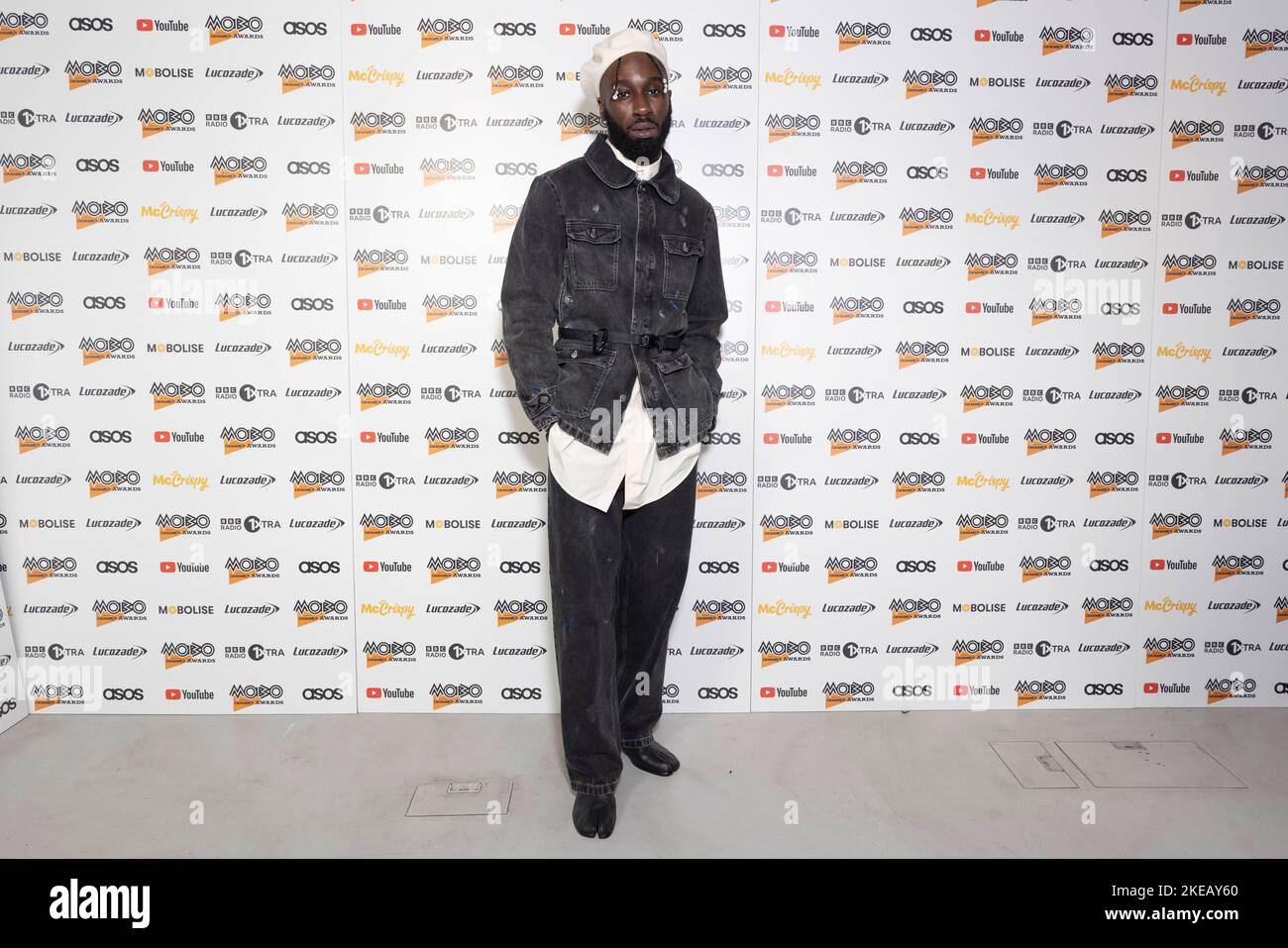 British hip-hop, progressive rap artist Kojey Radical attends the Mobo ...