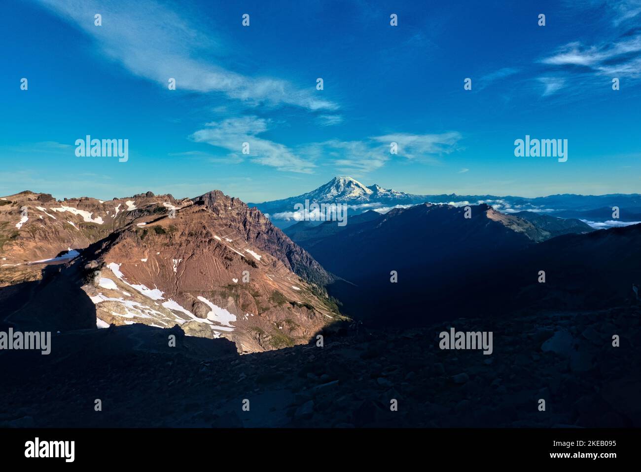 Mount Rainier view, Goat Rocks Wilderness, Pacific Crest Trail ...
