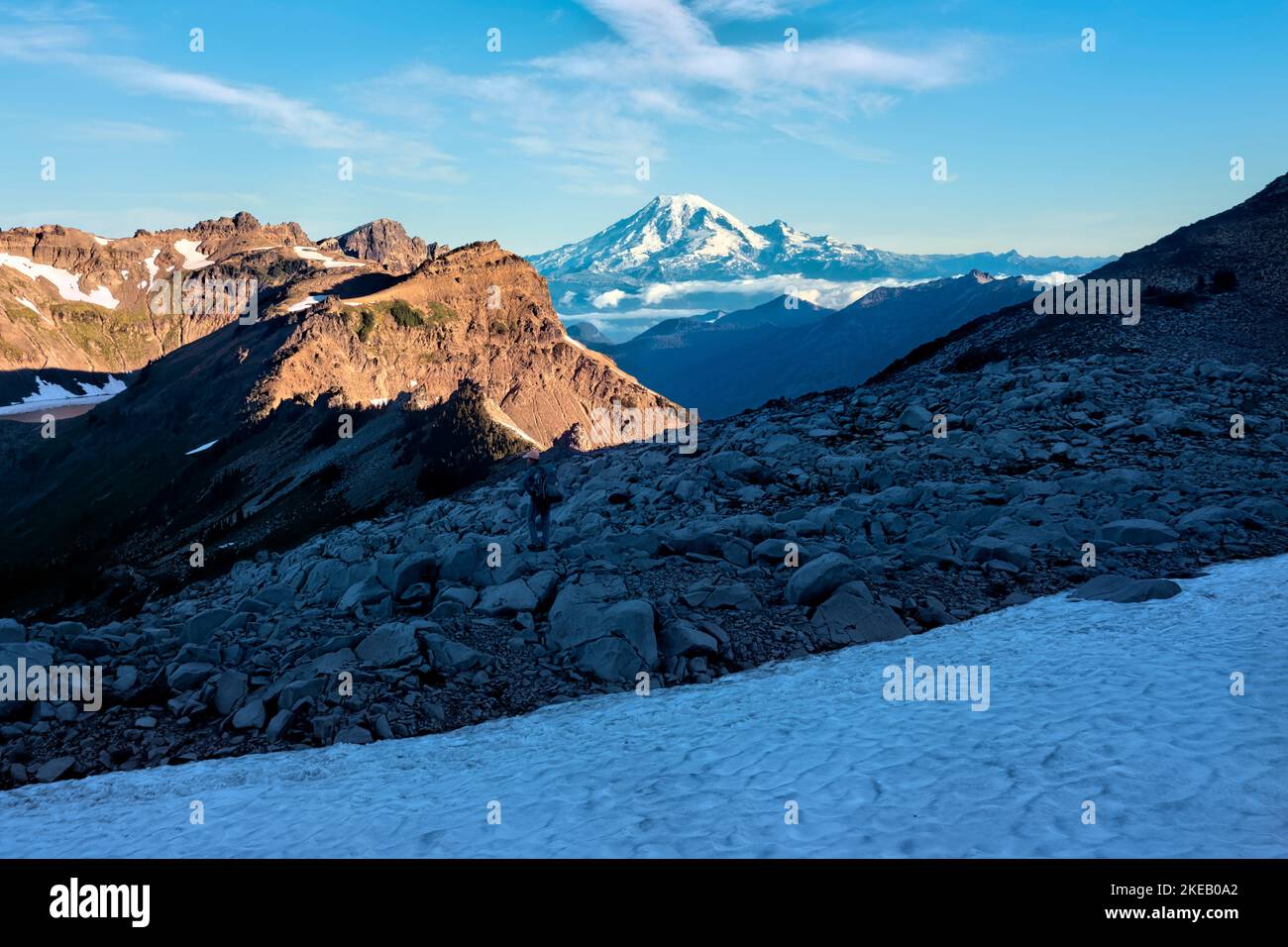 Mount Rainier view, Goat Rocks Wilderness, Pacific Crest Trail ...