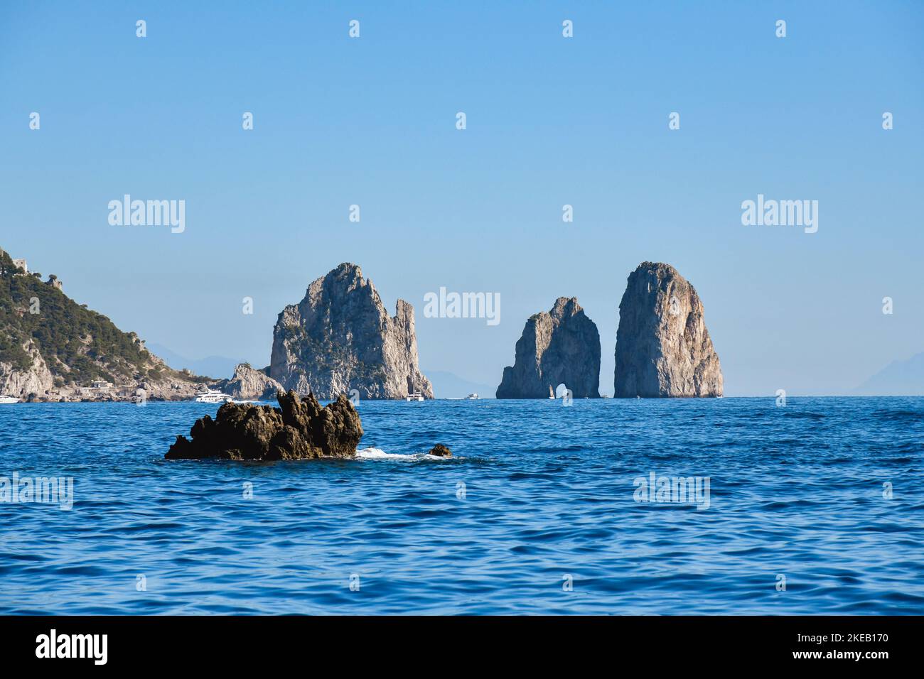 I Faraglioni, Capri, Italy Stock Photo - Alamy
