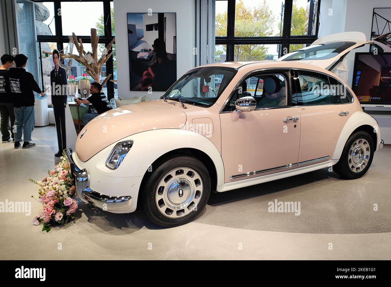 SHANGHAI, CHINA - NOVEMBER 11, 2022 - An ORA electric vehicle is ...