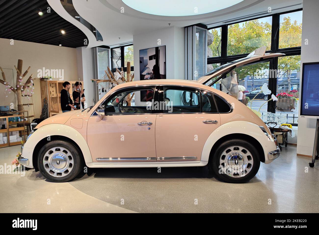 SHANGHAI, CHINA - NOVEMBER 11, 2022 - An ORA electric vehicle is ...