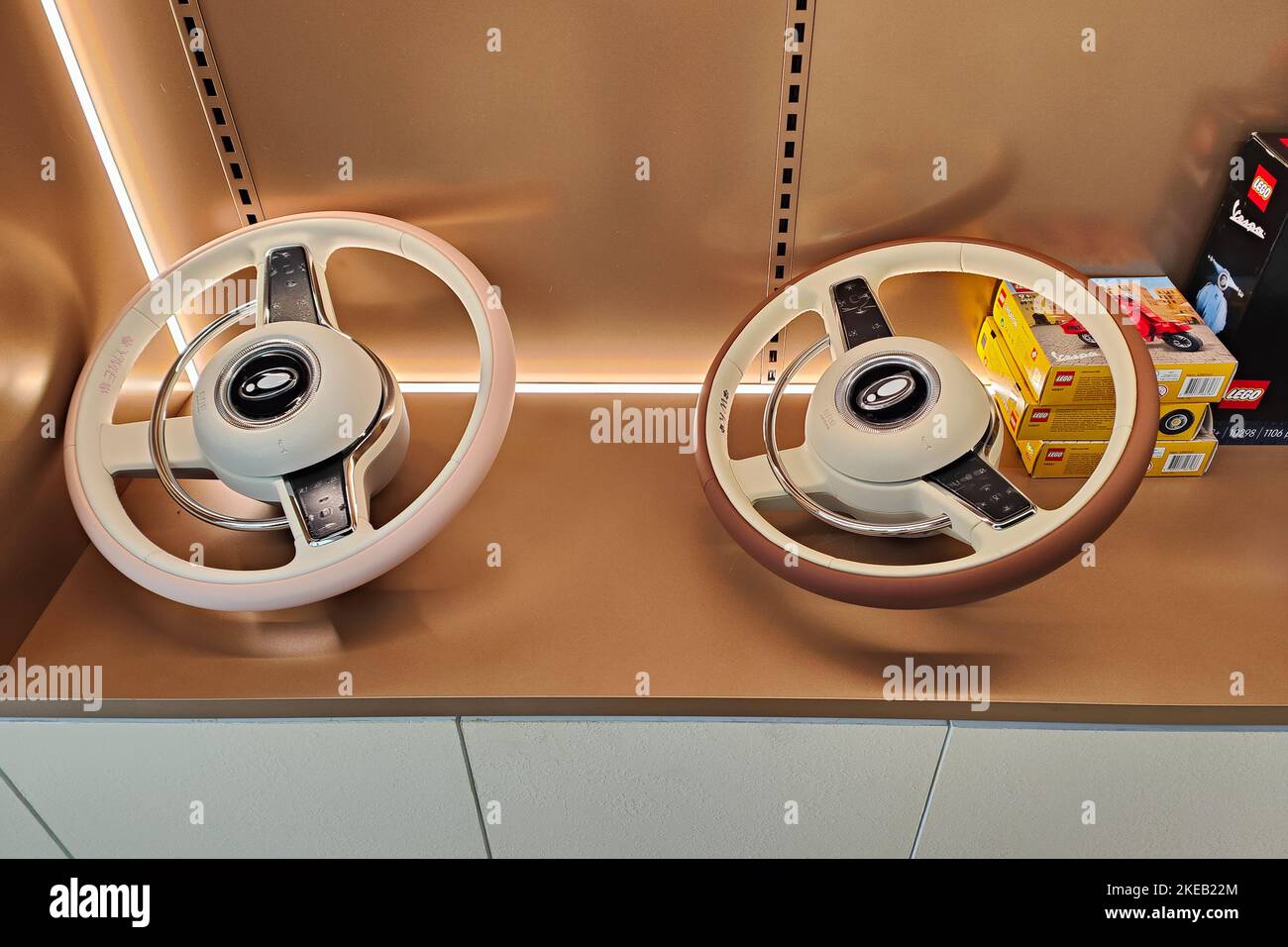 SHANGHAI, CHINA - NOVEMBER 11, 2022 - An ORA electric vehicle is ...