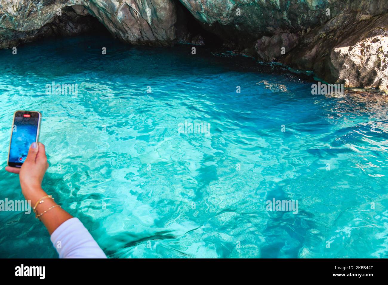 Green Grotto, Capri, Italy Stock Photo - Alamy
