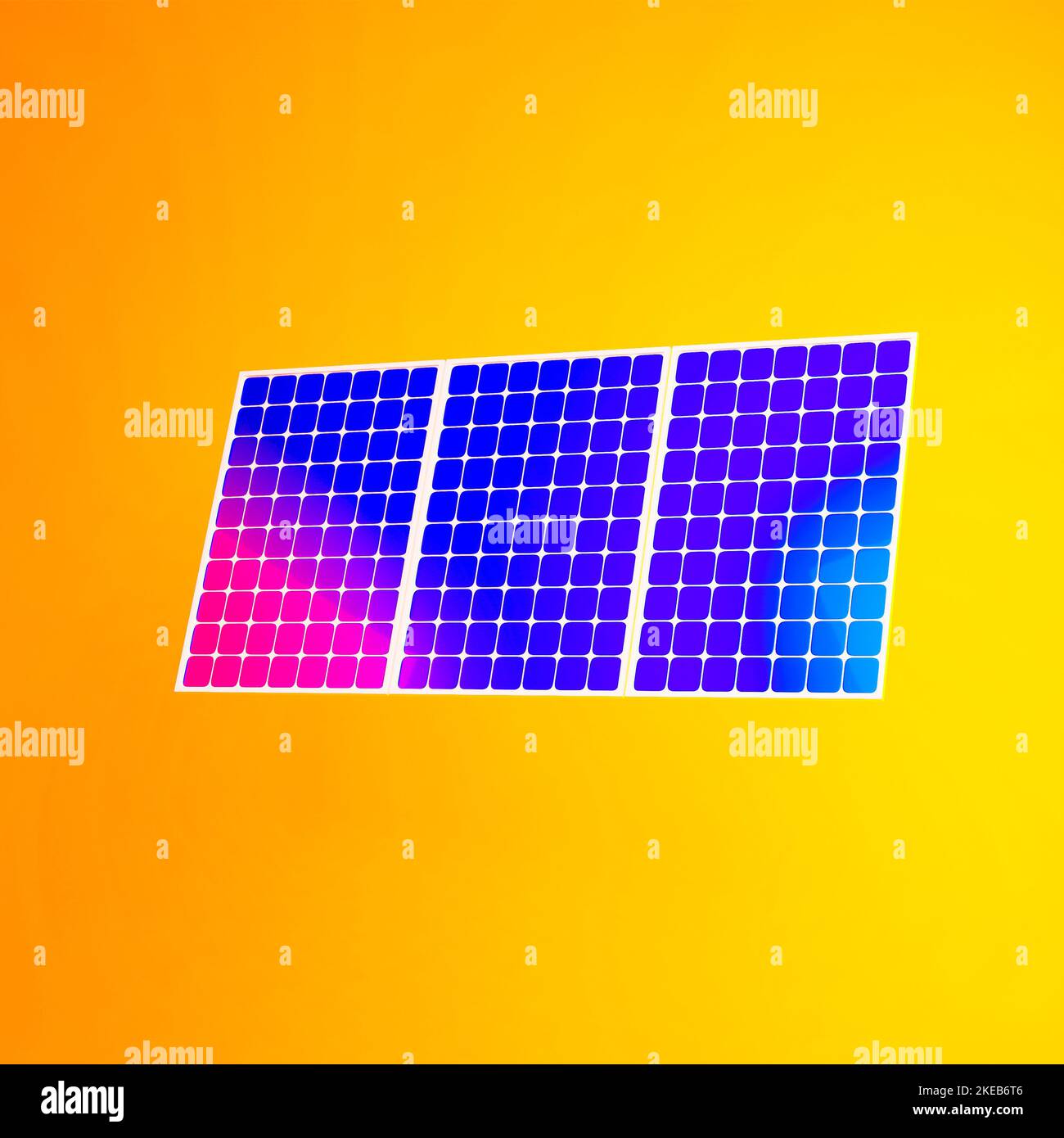 Solar panel in neon hi-res stock photography and images - Alamy