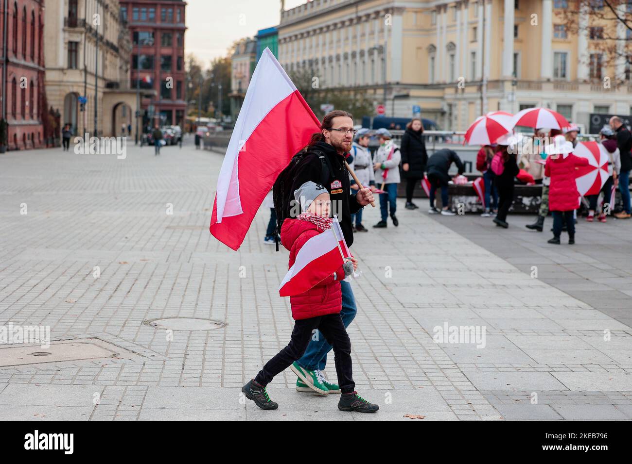 Wroclaw, Wroclaw, Poland. 11th Nov, 2022. On November 11, Poland is celebrating the National ...