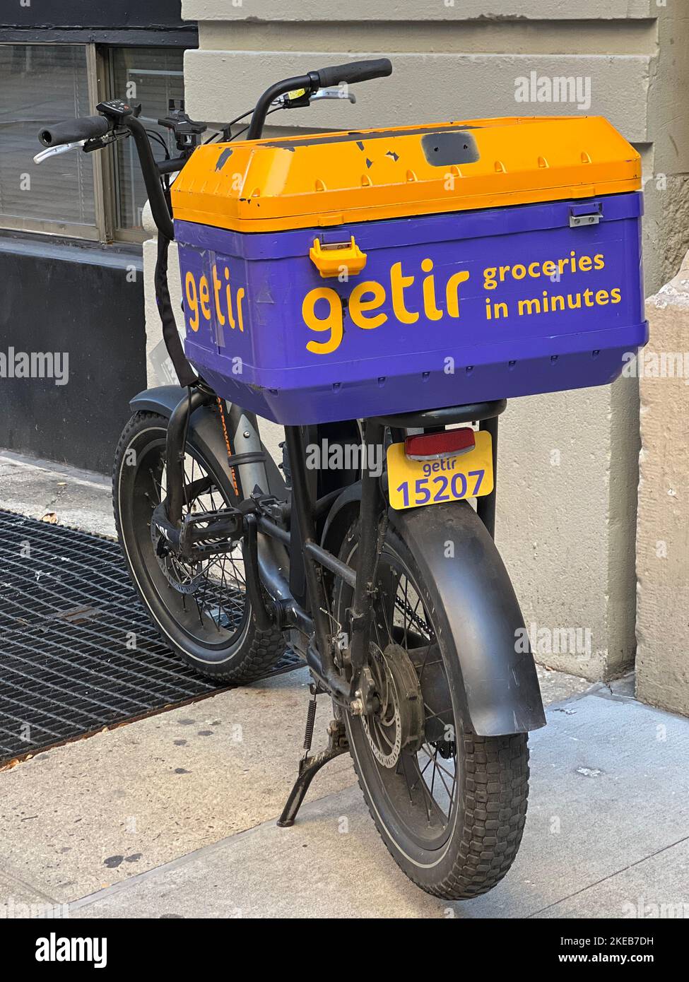 New York, NY, USA. 8th Nov, 2022. Getir, groceries in minutes. (Credit ...