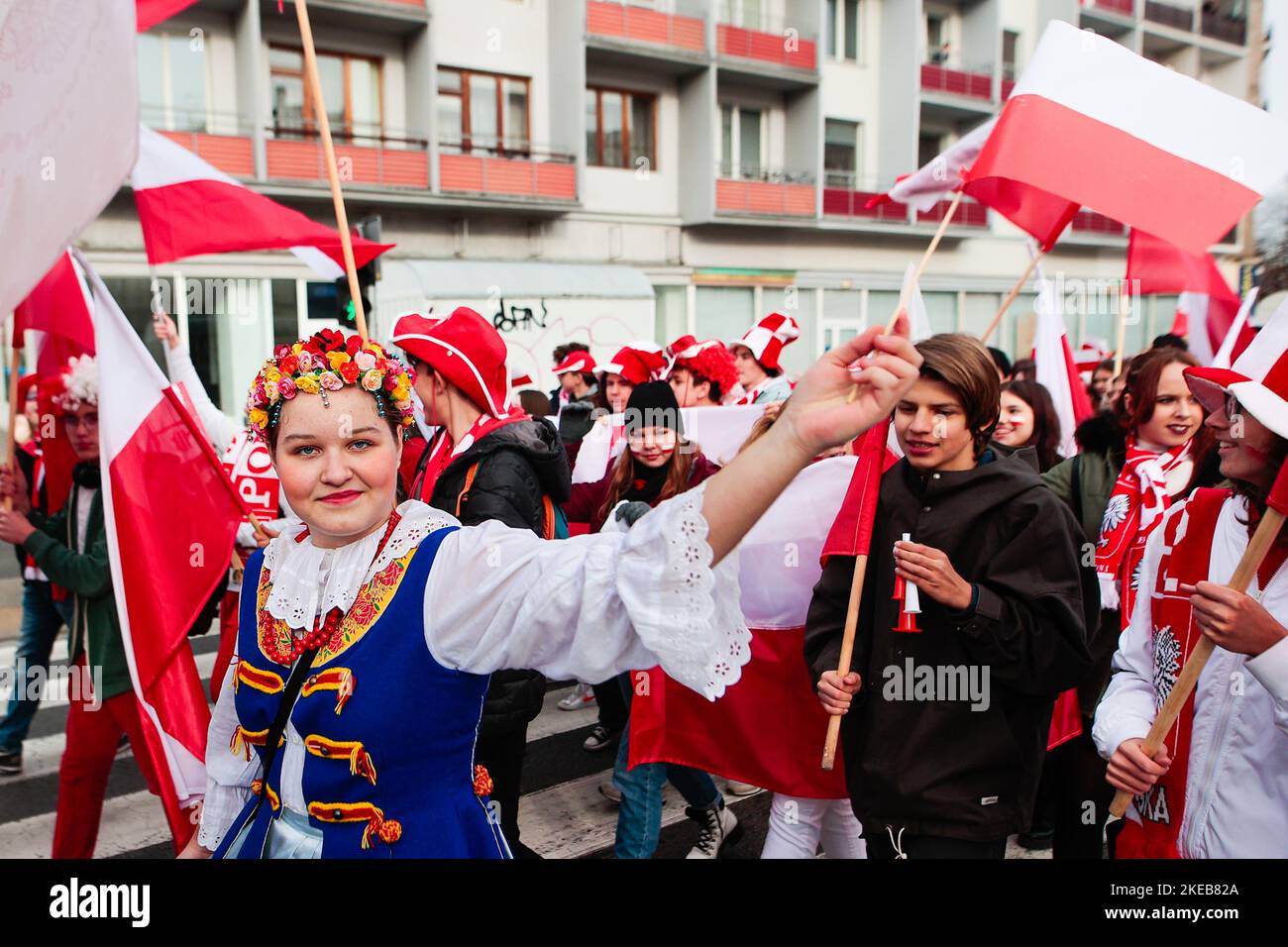 Wroclaw, Wroclaw, Poland. 11th Nov, 2022. On November 11, Poland is celebrating the National ...
