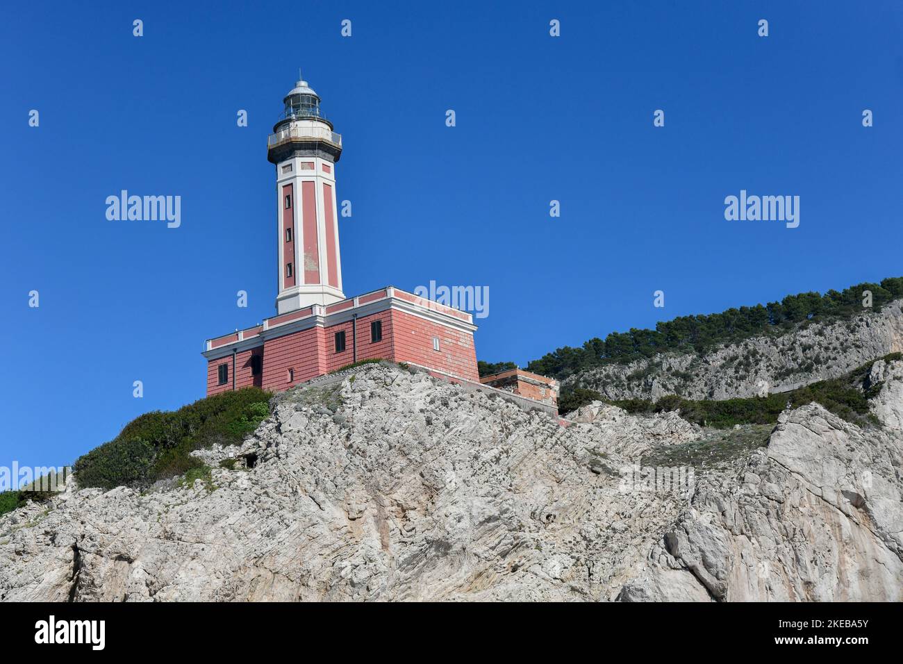 Punta Carena lighthouse, Anacapri, Italy Stock Photo - Alamy