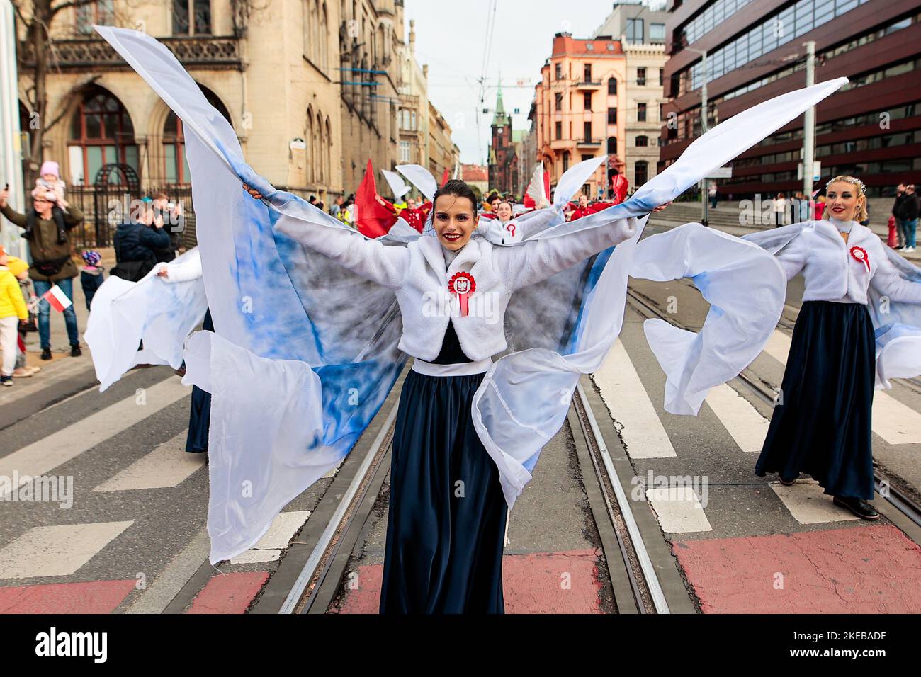 Wroclaw, Wroclaw, Poland. 11th Nov, 2022. On November 11, Poland is celebrating the National ...