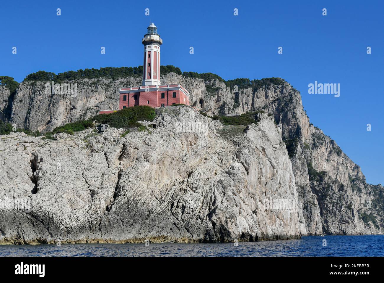Punta Carena lighthouse, Anacapri, Italy Stock Photo - Alamy