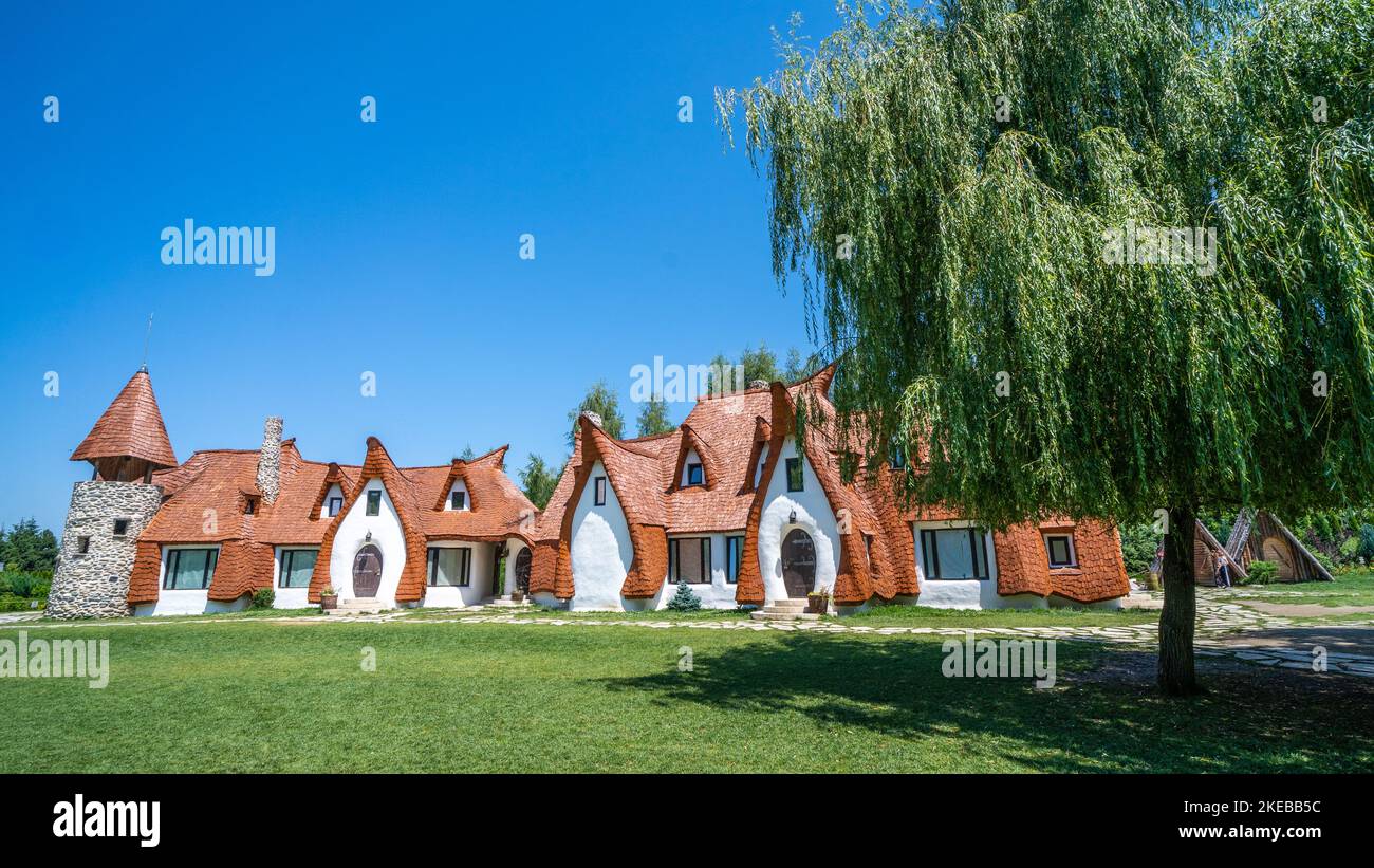 Clay Castle of the Valley of Fairies, Sibiu. Romania Stock Photo - Alamy