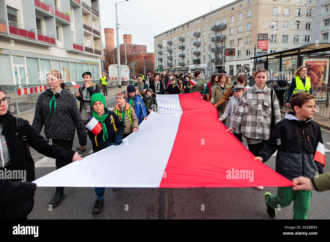 Wroclaw, Wroclaw, Poland. 11th Nov, 2022. On November 11, Poland is celebrating the National ...