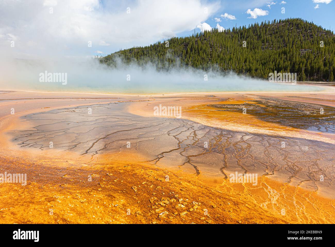 Yellowstone lake volcano hi-res stock photography and images - Alamy