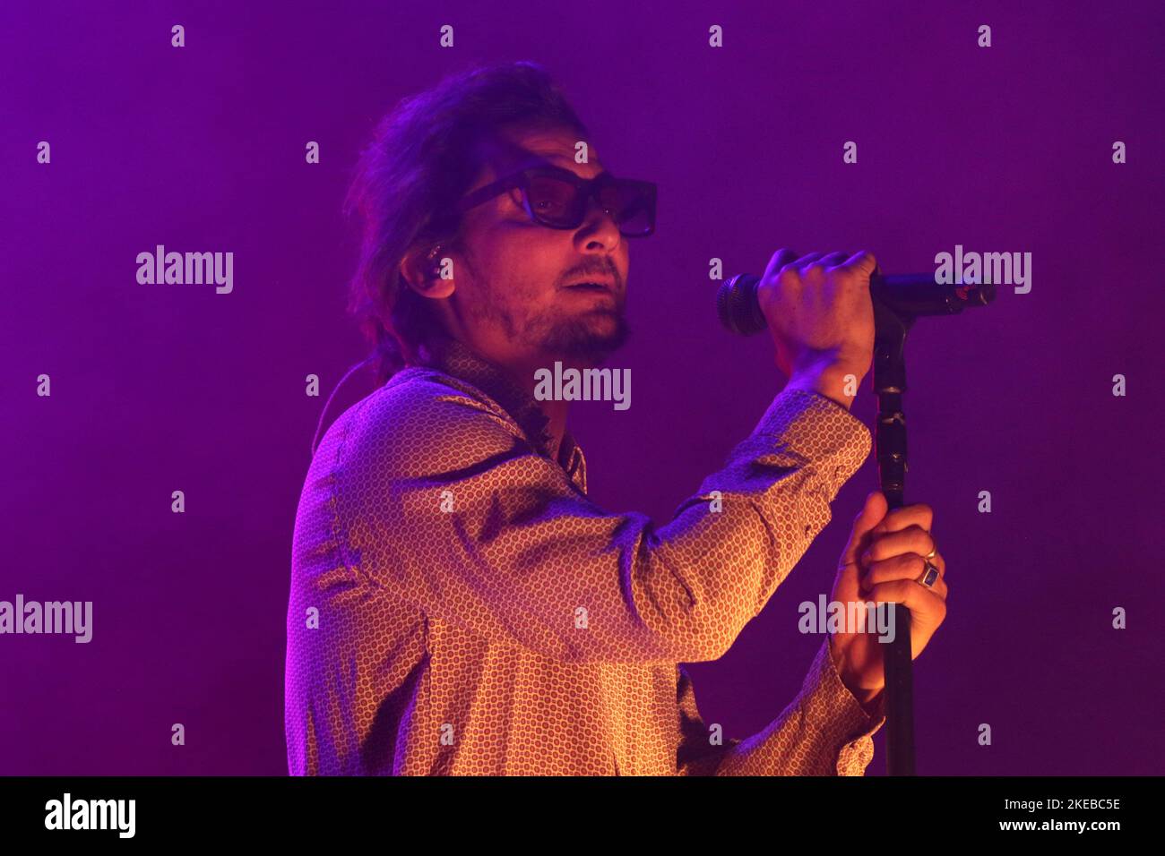 Mexico City, Mexico. 10th Nov, 2022. Vocalist Leon Larregui lead of the ...