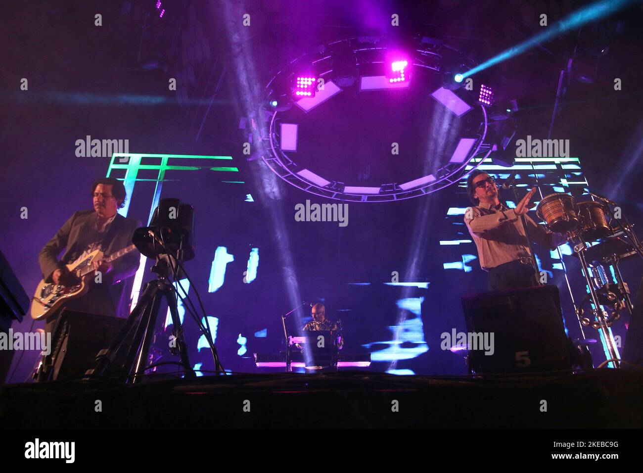 Mexico City, Mexico. 10th Nov, 2022. Vocalist Leon Larregui lead of the ...