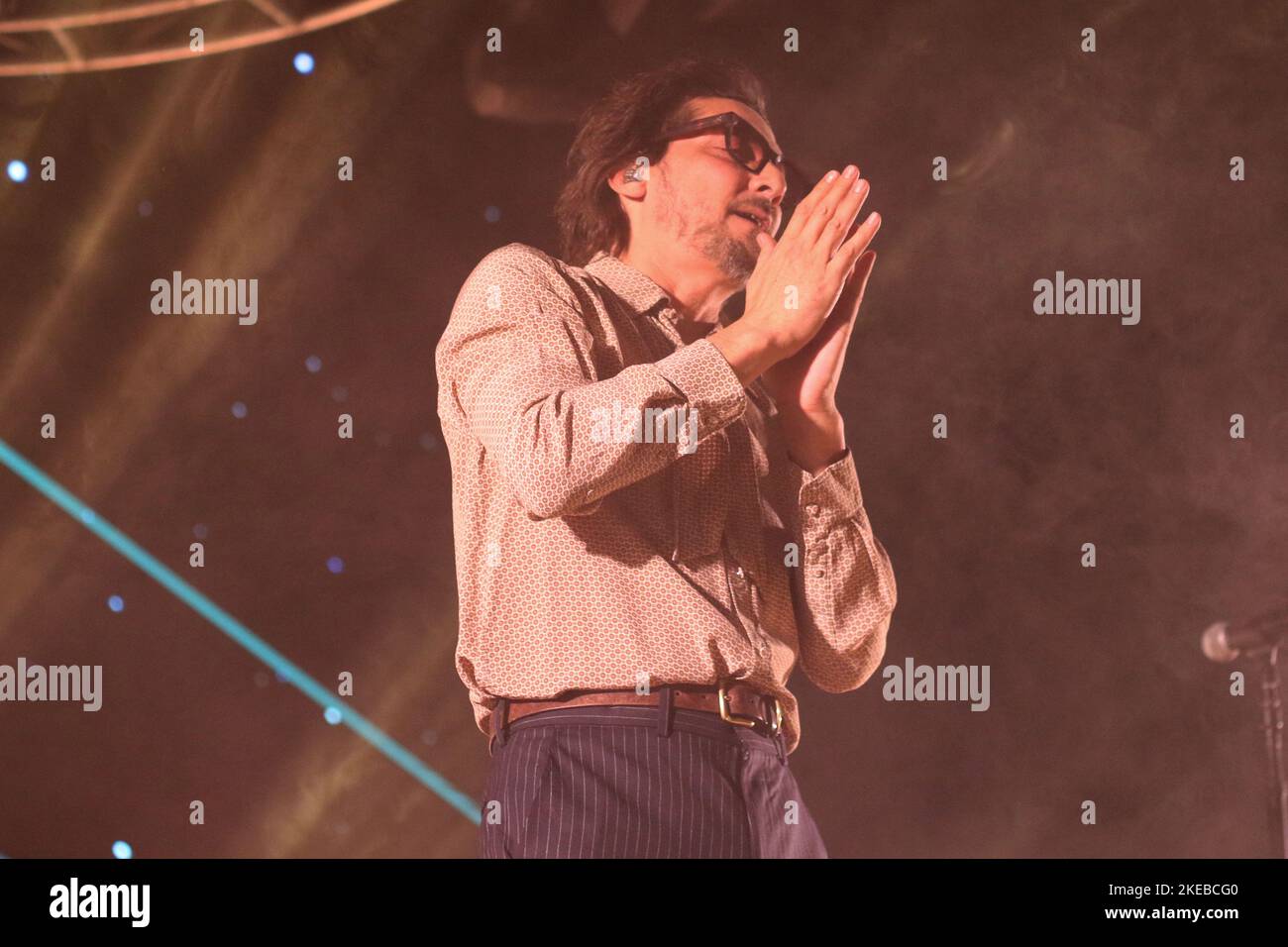Mexico City, Mexico. 10th Nov, 2022. Vocalist Leon Larregui lead of the ...
