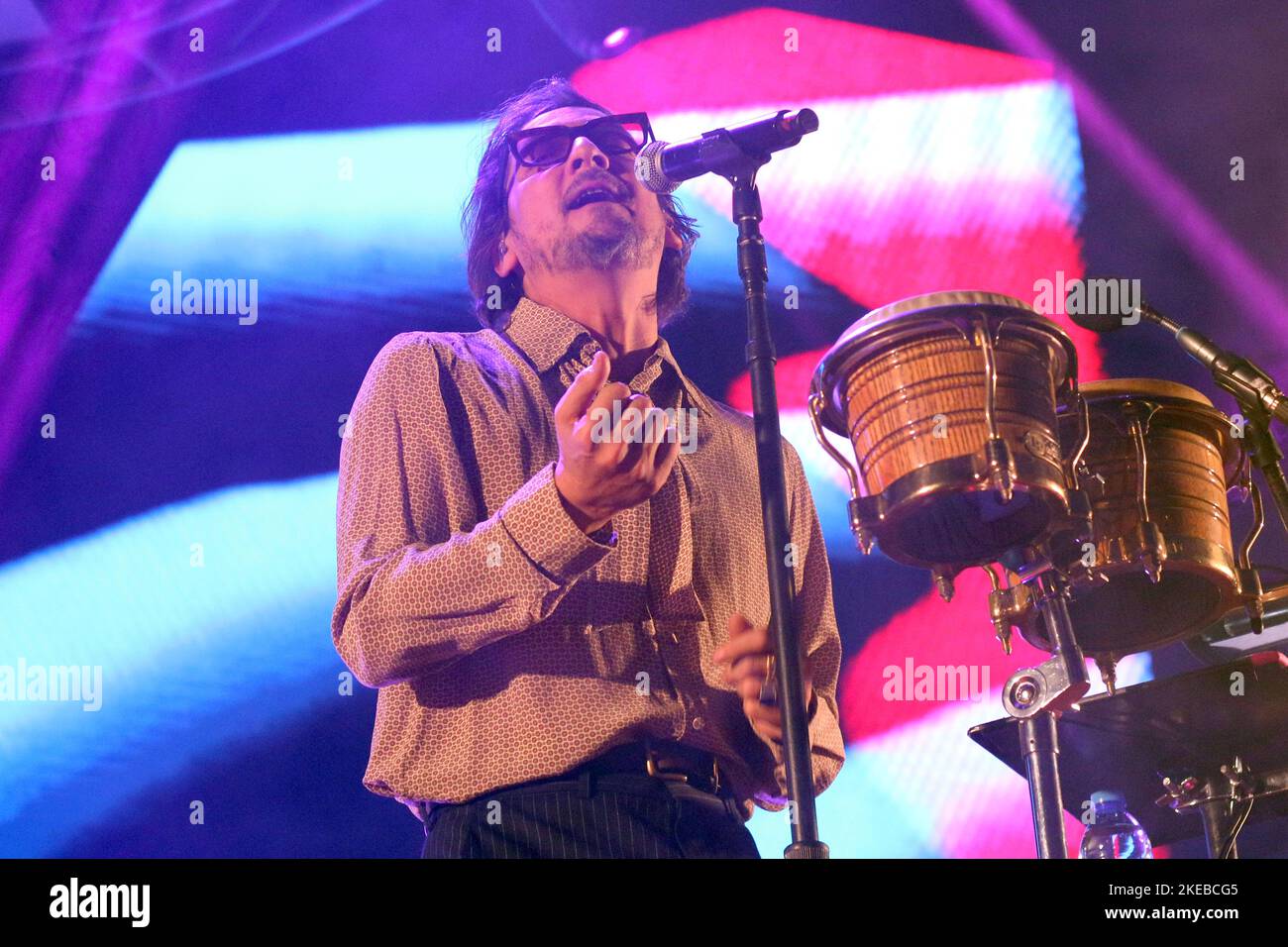 Mexico City, Mexico. 10th Nov, 2022. Vocalist Leon Larregui lead of the ...
