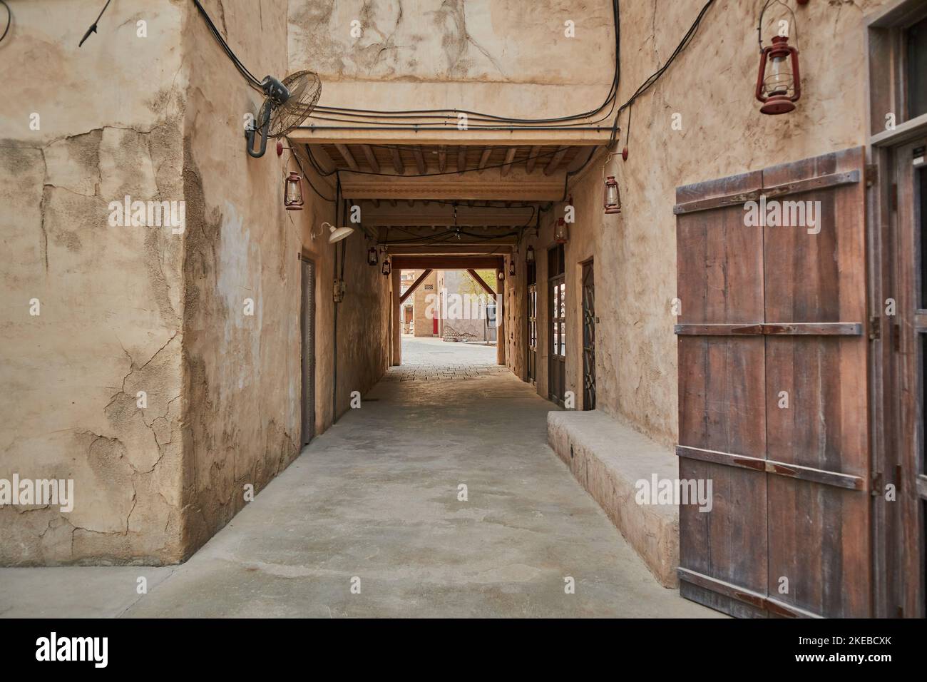 Old heritage passage at Al Seef, Dubai, UAE Stock Photo - Alamy