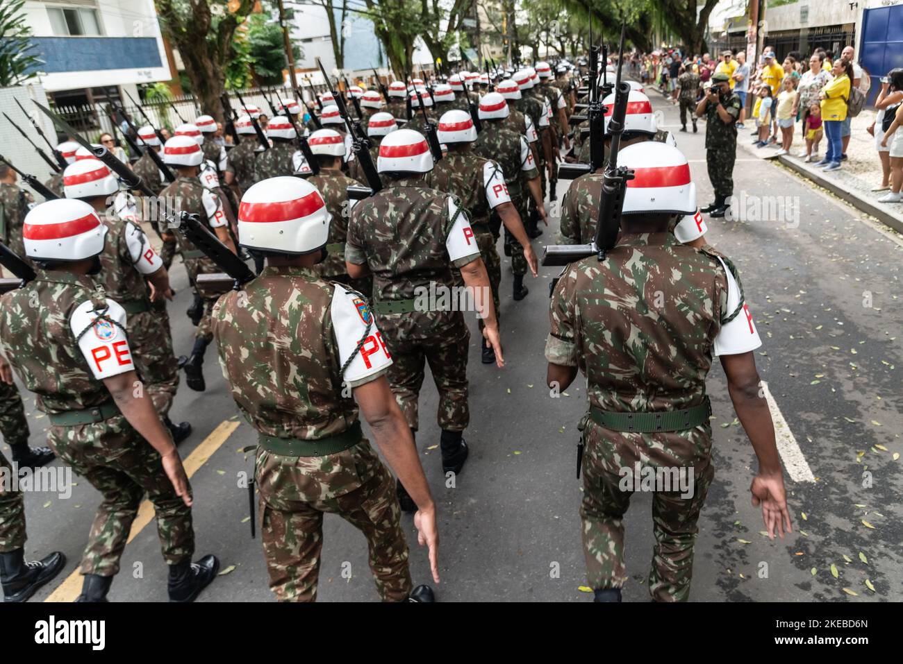 Salvador, Bahia, Brazil - September 07, 2022: Soldiers of the army ...