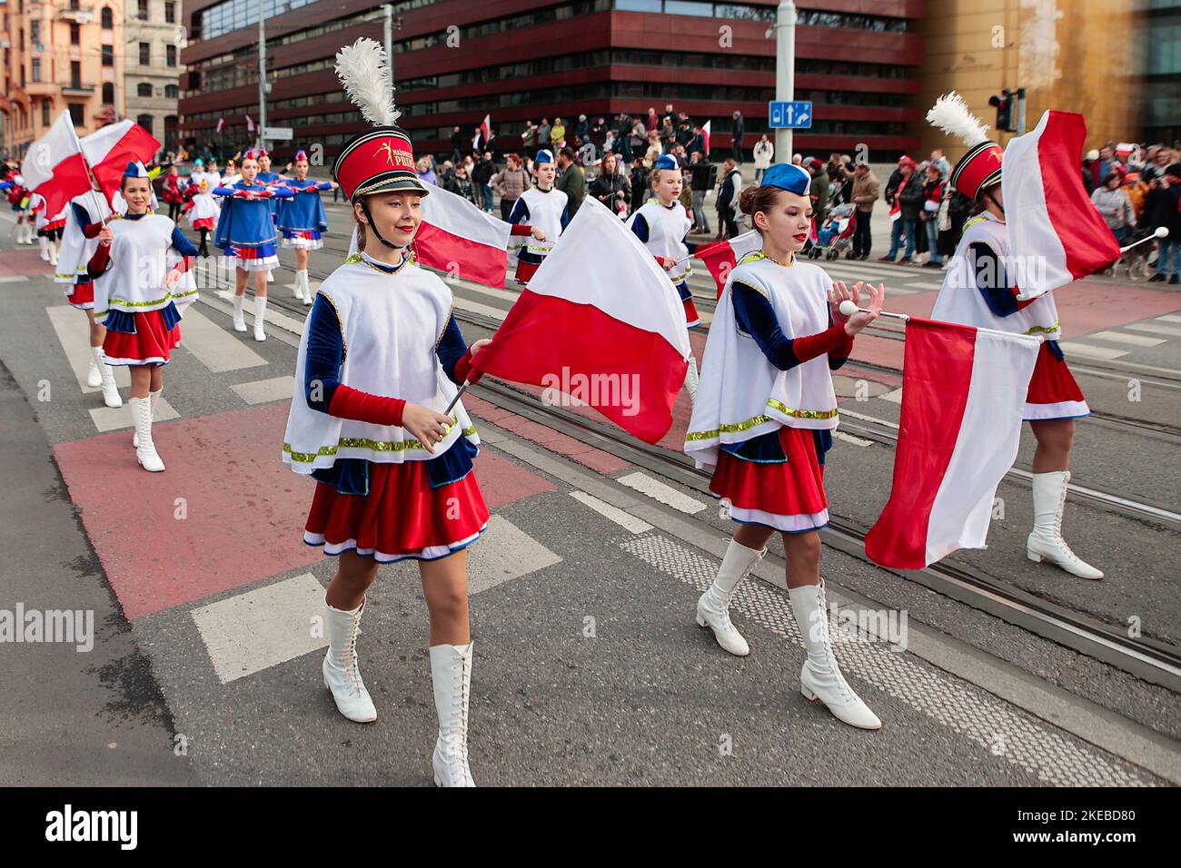 Wroclaw, Wroclaw, Poland. 11th Nov, 2022. On November 11, Poland is celebrating the National ...