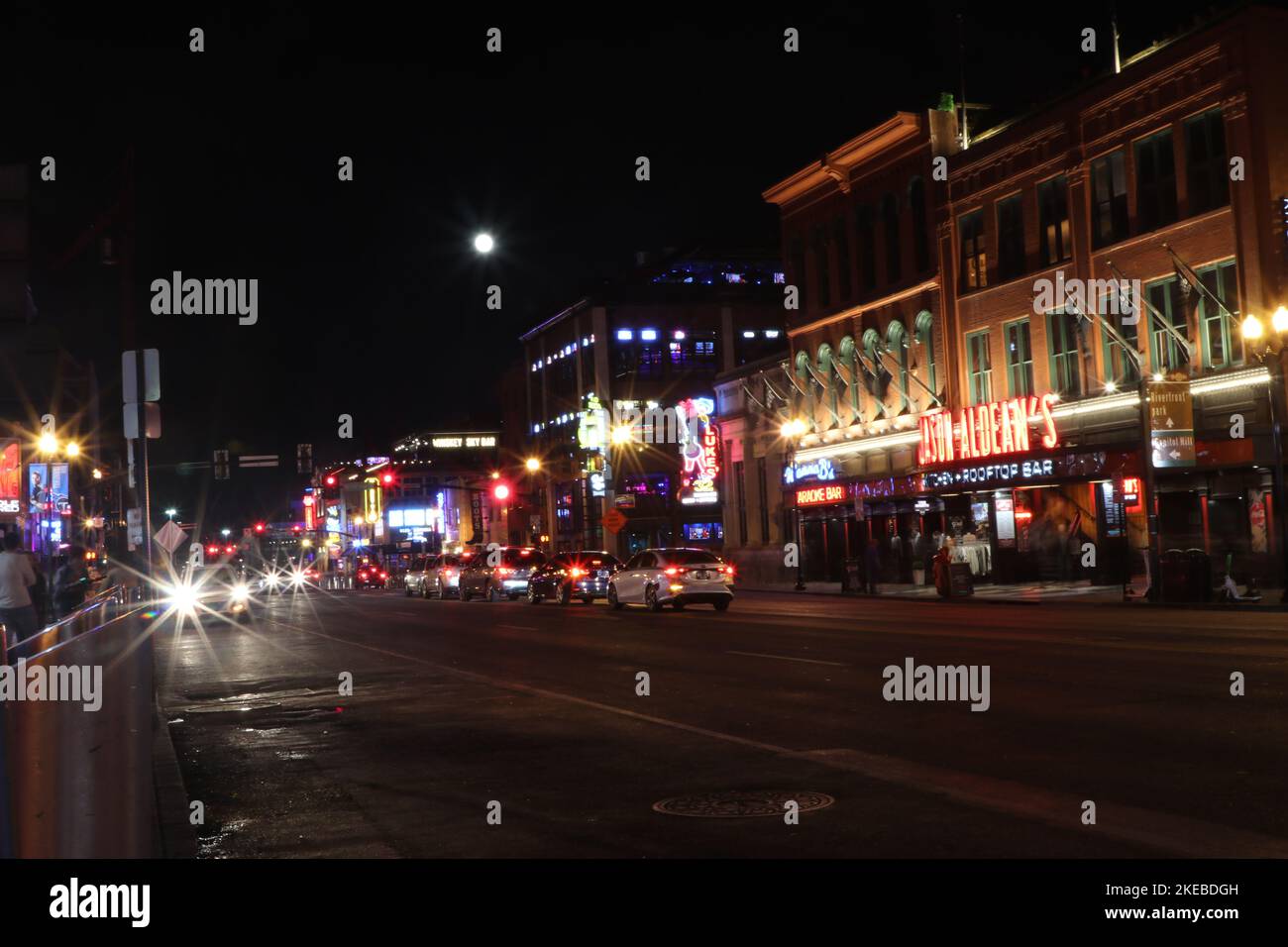 Nashville at night hi-res stock photography and images - Alamy