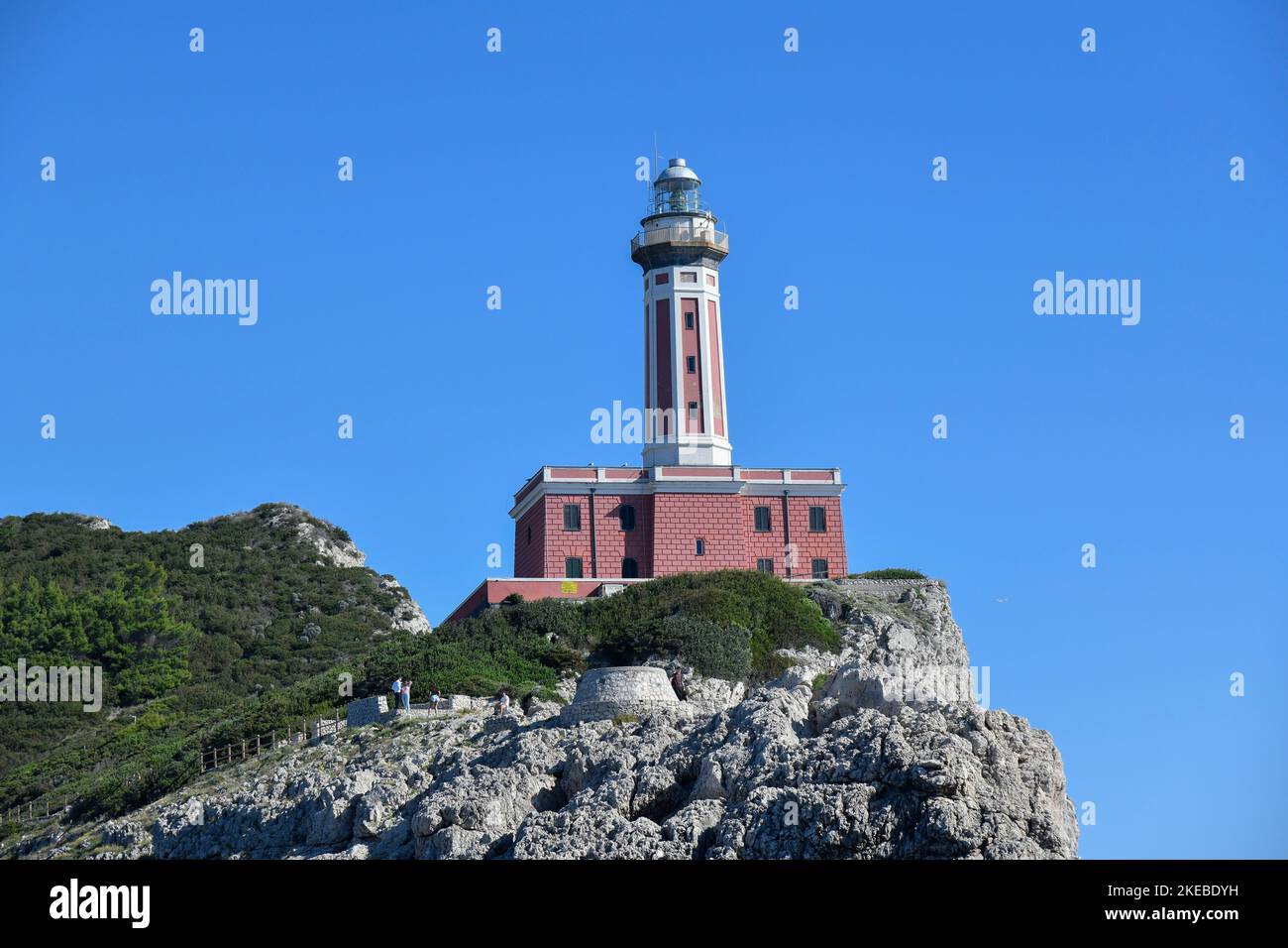 Punta carena lighthouse anacapri hi-res stock photography and images ...