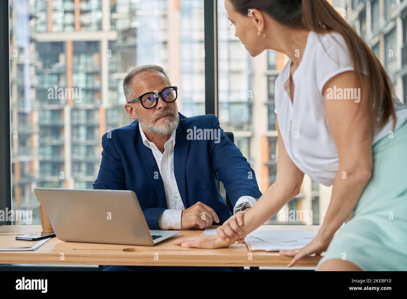 Couple office passion hi-res stock photography and images - Alamy