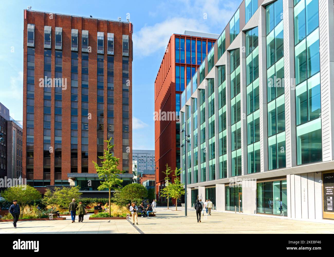 Centurion House, 125 Deansgate, and The Lincoln office buildings, from ...