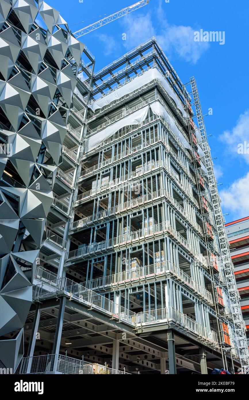 The Eden office block (under construction), New Bailey, Salford ...