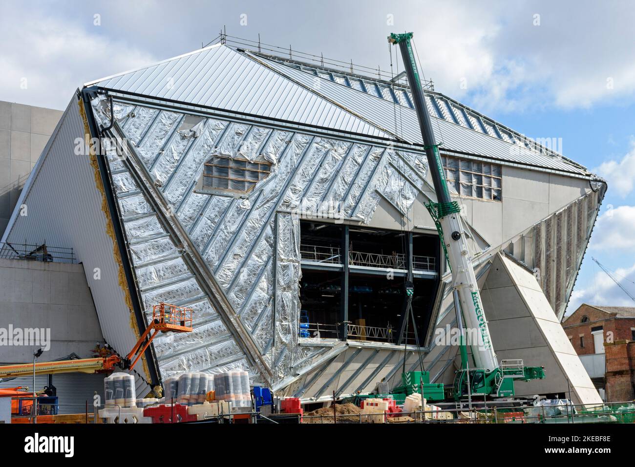 The Factory International arts building under construction September ...