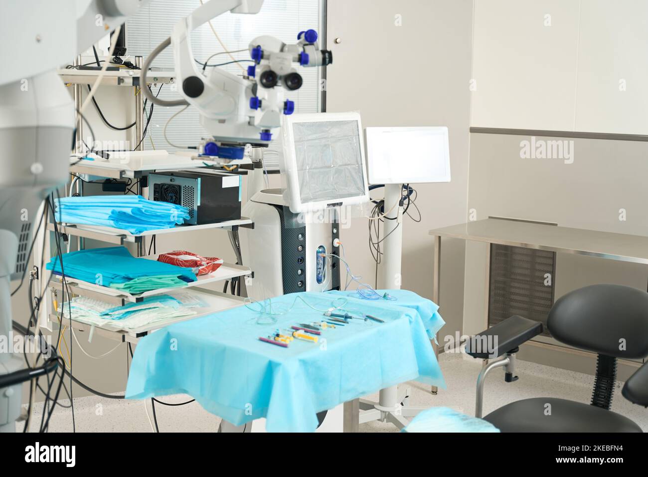 Surgical instruments, patient health monitoring equipment in operation ...