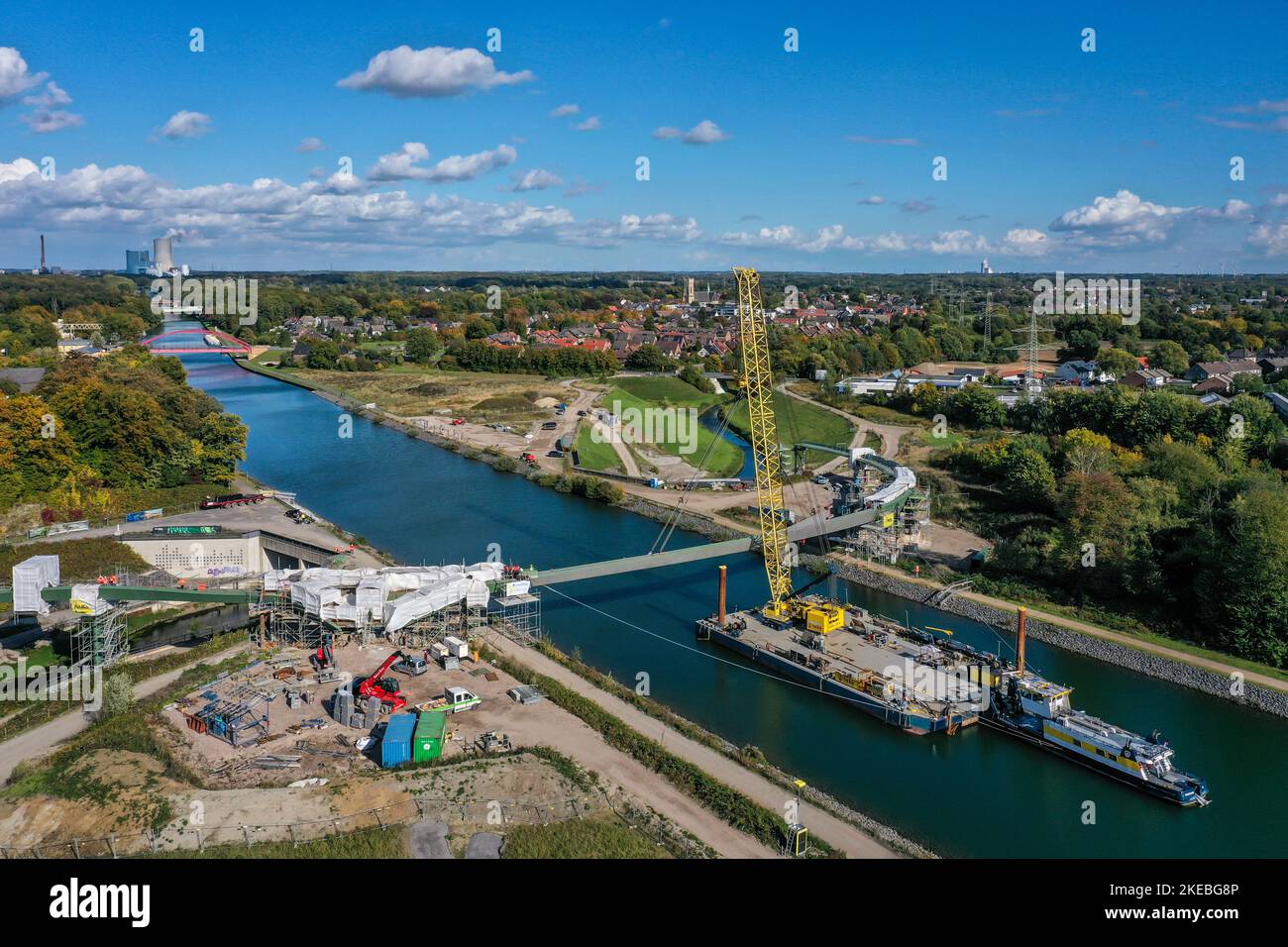 Castrop-Rauxel, North Rhine-Westphalia, Germany - New construction of a ...