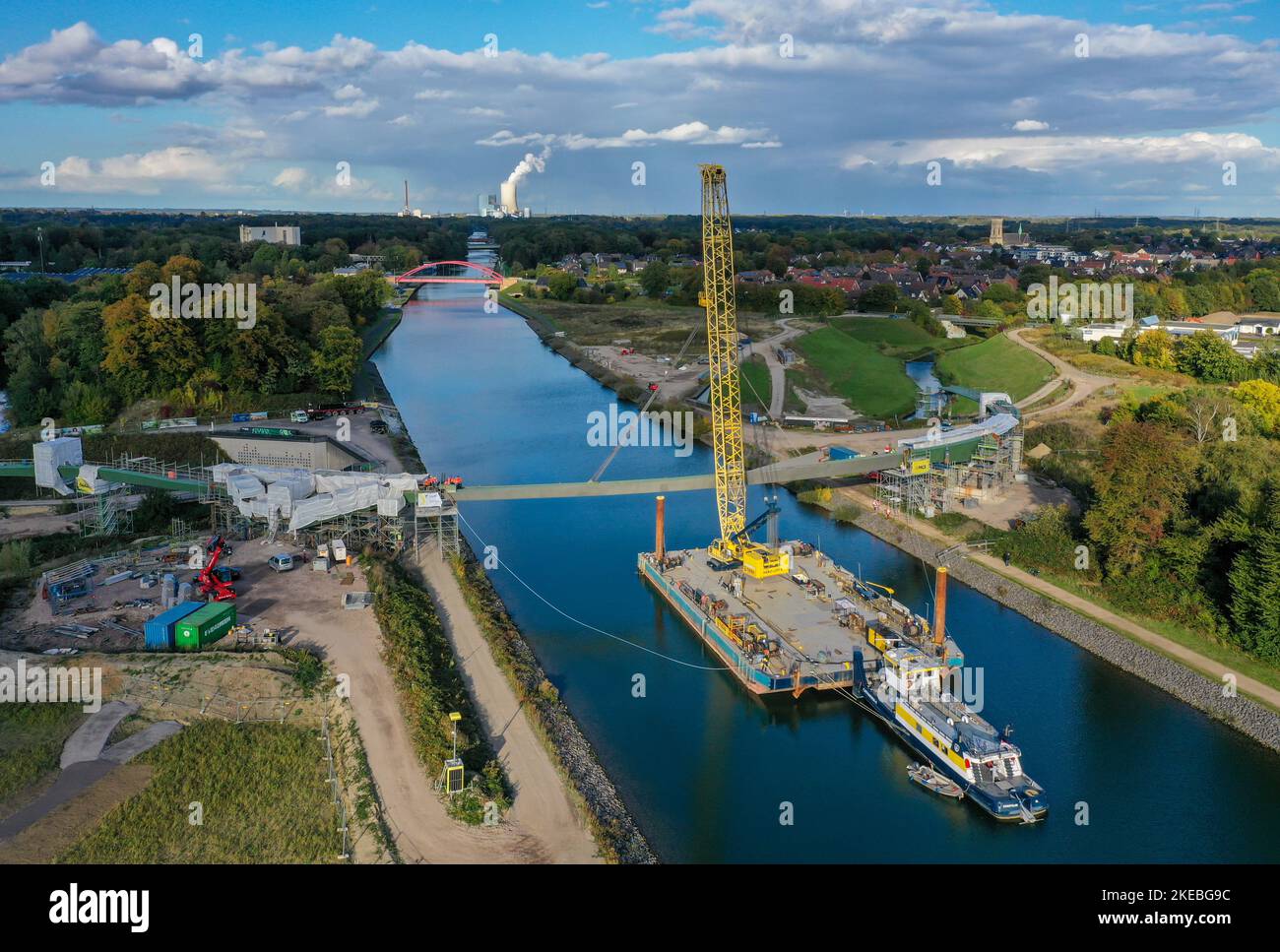Castrop-Rauxel, North Rhine-Westphalia, Germany - New construction of a ...