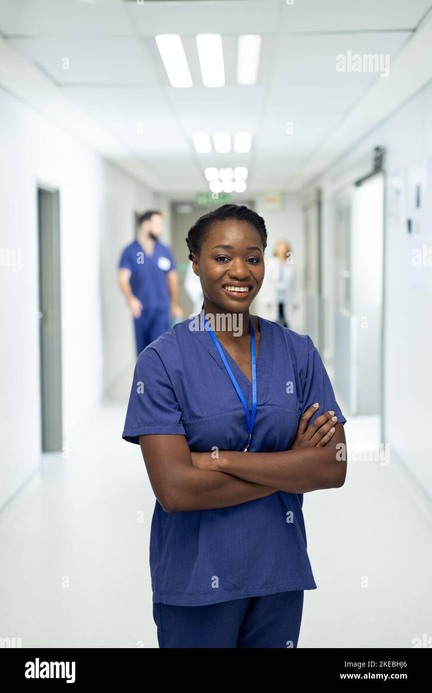 African hospital female worker hi-res stock photography and images - Alamy
