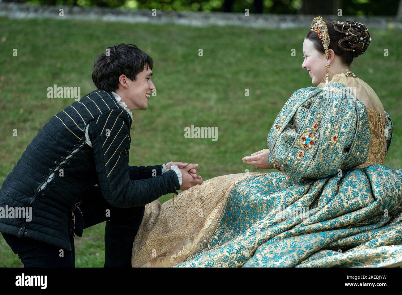 France. Alex Heath and Liv Hill in the (C)Starz! new mini series : The ...