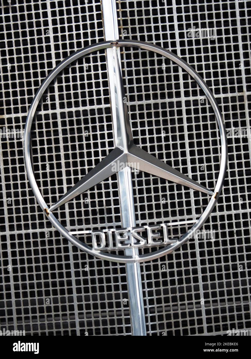 Radiator of 1952 Mercedes-Benz O 3500 Allwetter-Reiseoomnibus at the ...