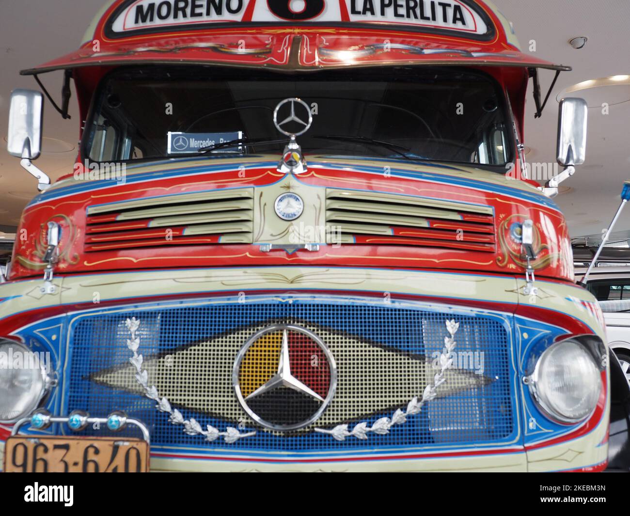 Stuttgart, Germany. 28th Oct, 2022. Radiator of 1972 Mercedes-Benz LO ...