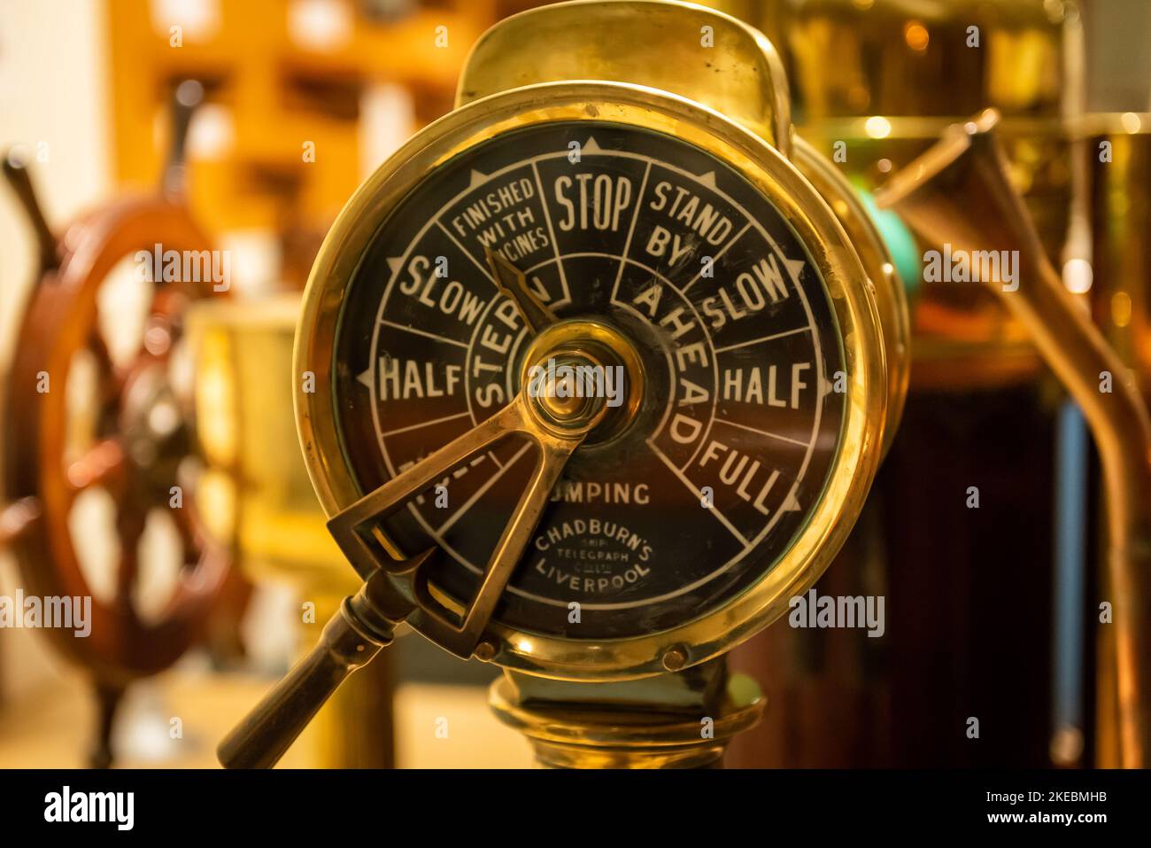 Engine telegraph control hi-res stock photography and images - Alamy