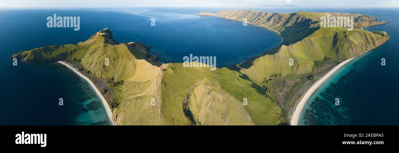 Gili Banta is a beautiful volcanic island, surrounded by healthy coral ...