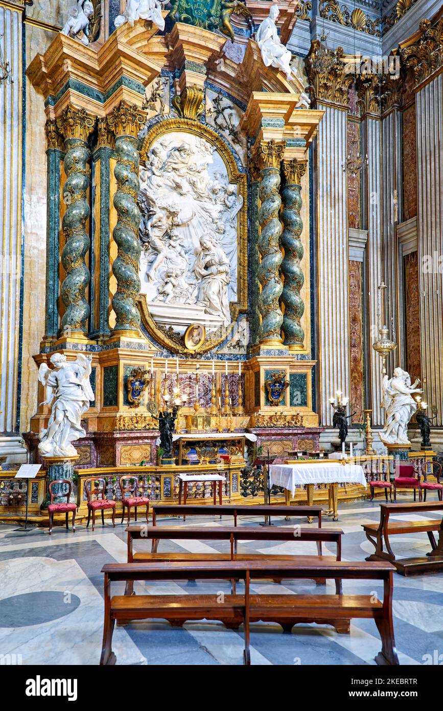 Rome Lazio Italy. The Church of St. Ignatius of Loyola at Campus ...