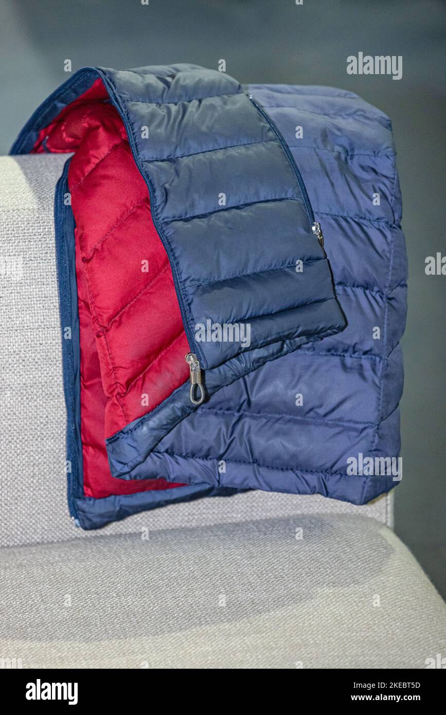 Jacket over sofa hi-res stock photography and images - Alamy