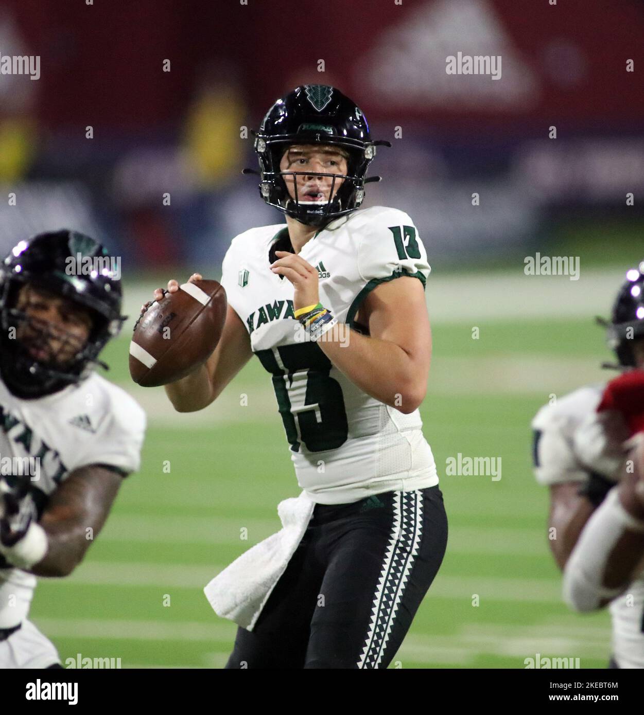 November 5, 2022 - Hawaii Rainbow Warriors quarterback Brayden Schager ...