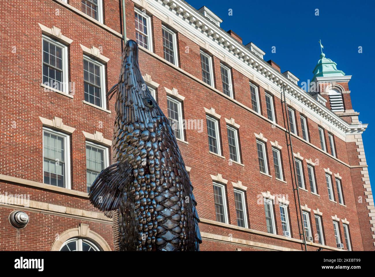 Atlantic sturgeon sculpture large giant hi-res stock photography and ...