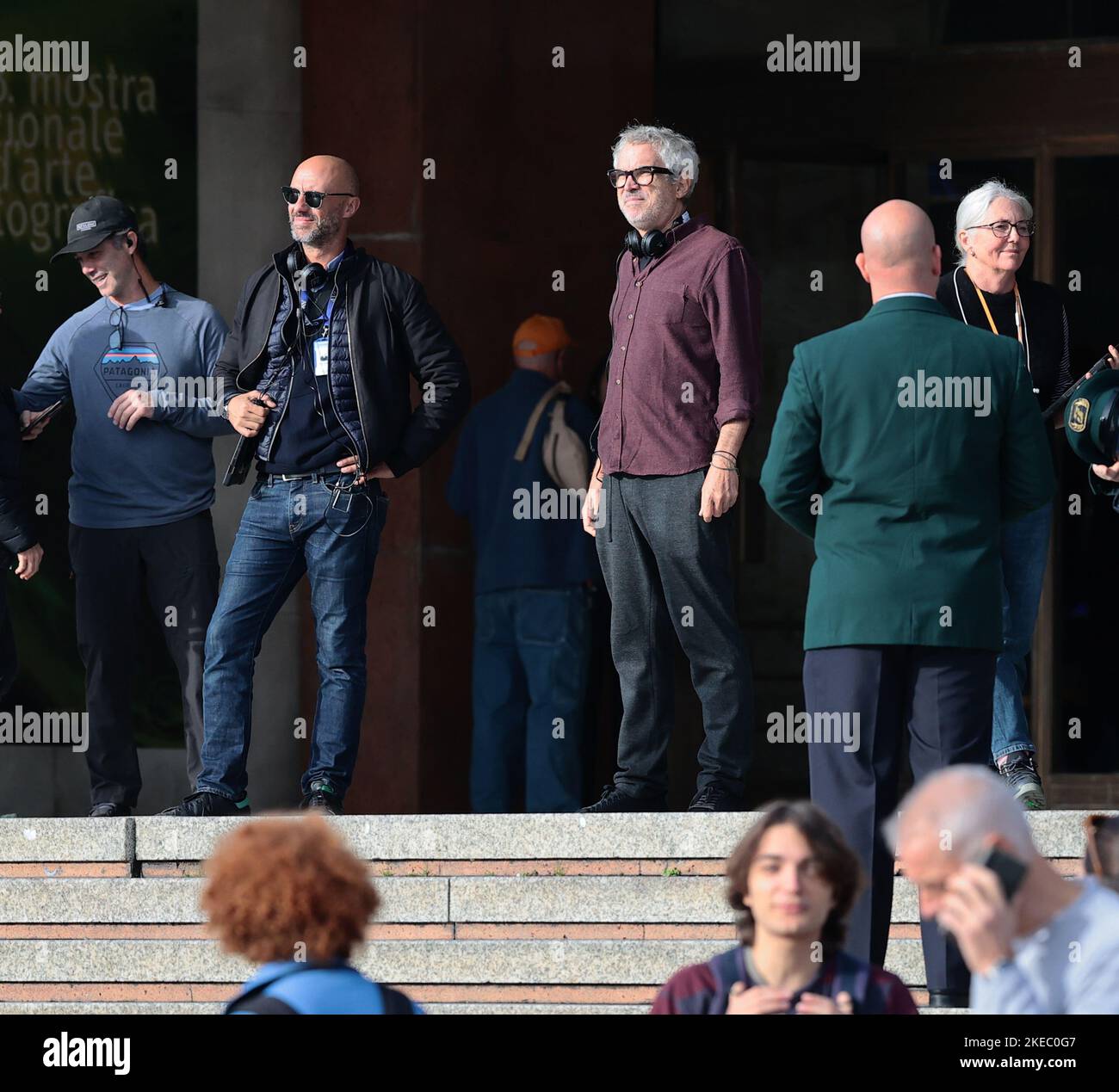 Venice, Italy. 12th Nov, 2022. British actress Liv Hill and British ...